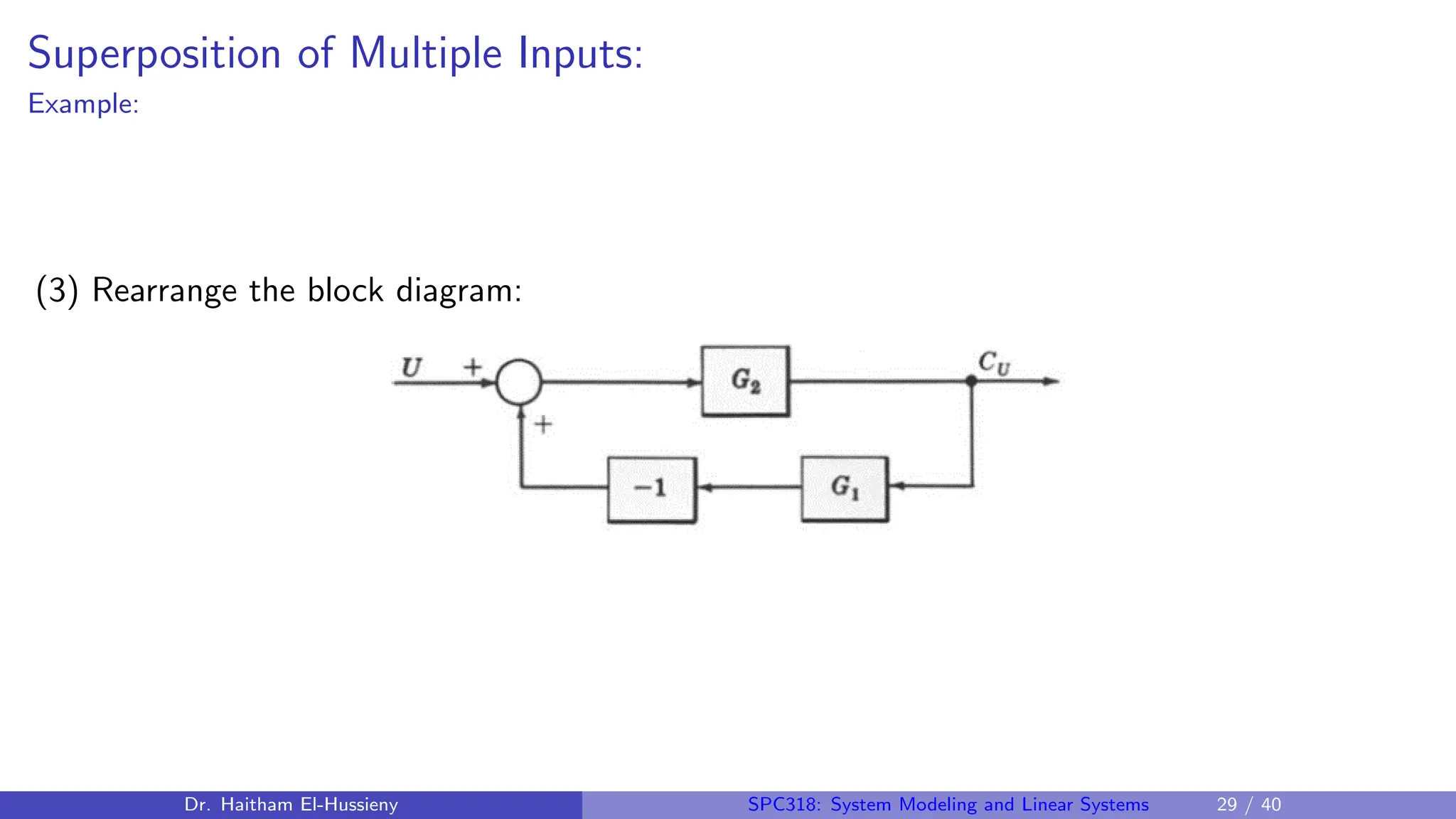 block diagram reduction of control system | PDF