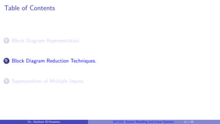 block diagram reduction of control system | PDF