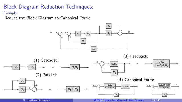 block diagram reduction of control system | PDF | Physics | Science