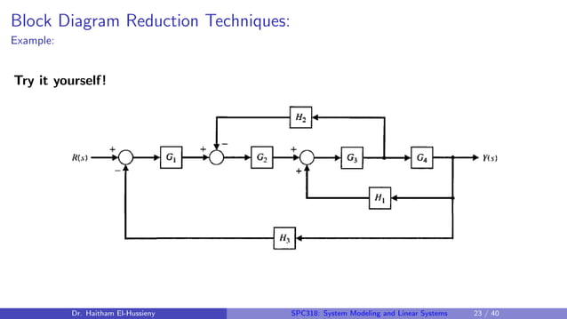 block diagram reduction of control system | PDF | Physics | Science