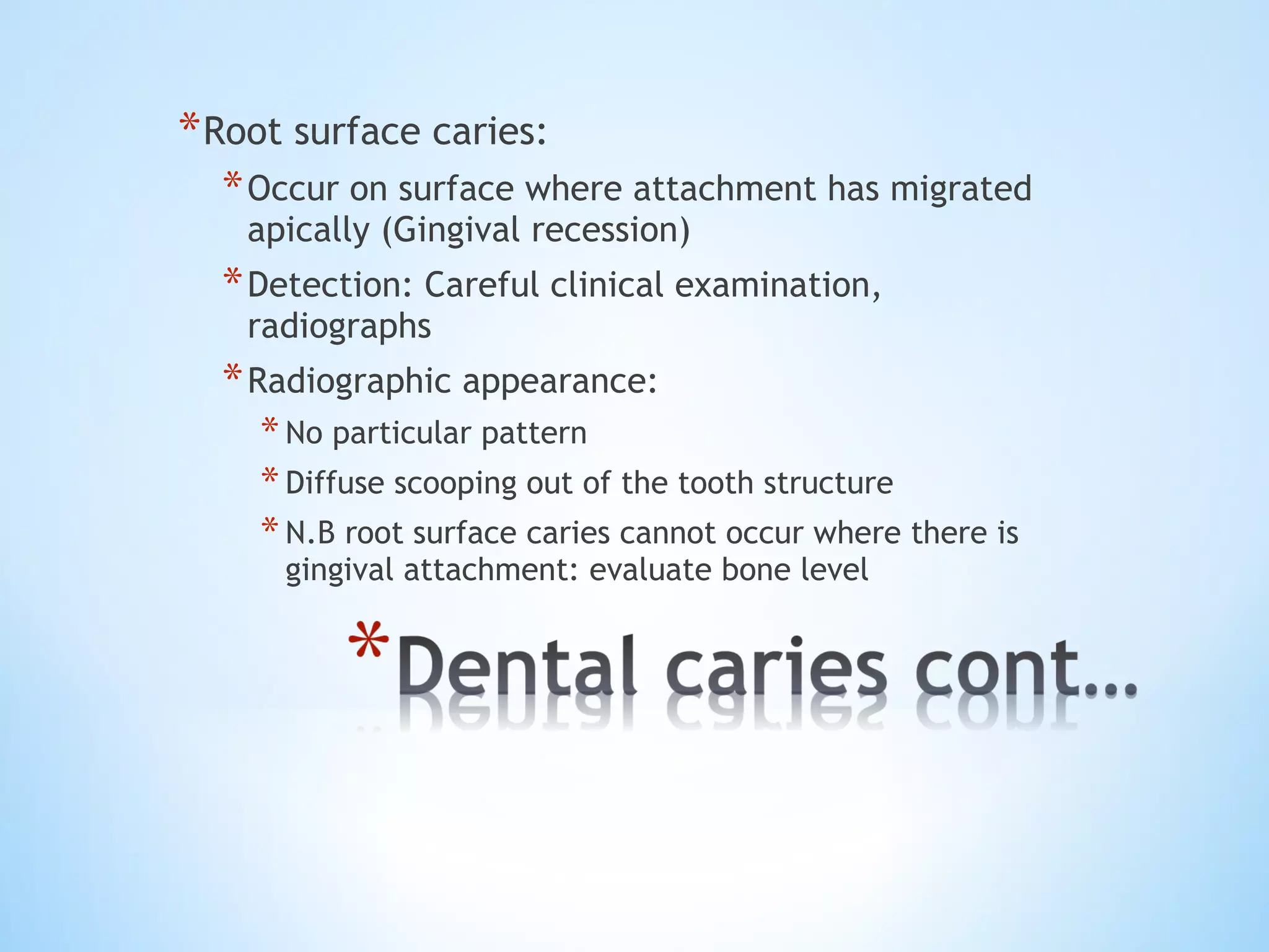 Lecture 5 b_radiographic_interpretation_dental_caries_2012 | PPT