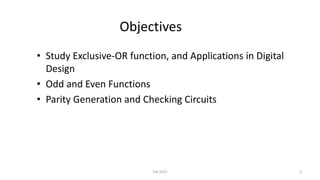Lecture5 Chapter3- Exclusive-OR Function and its Applications in ...