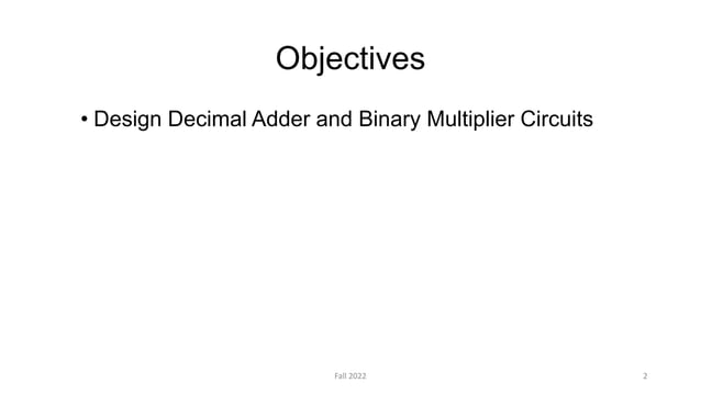 Lecture5 Chapter4- Design Decimal Adder and Binary Multiplier Circuits.pdf