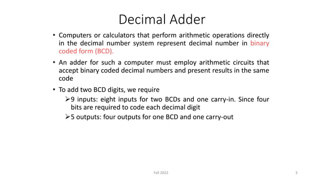Lecture5 Chapter4- Design Decimal Adder and Binary Multiplier Circuits.pdf