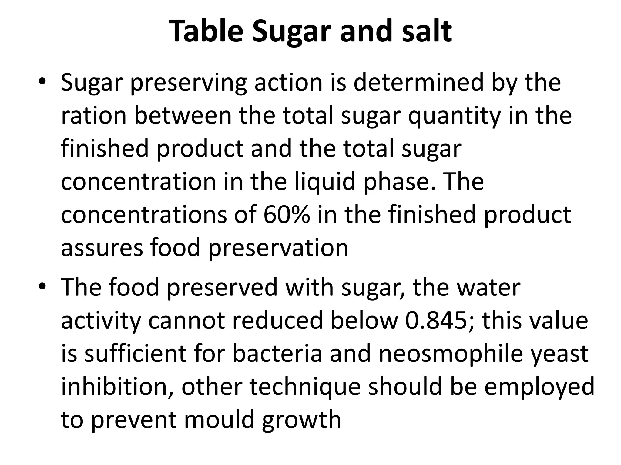 Lecture 5 chemical preservation of food | PDF