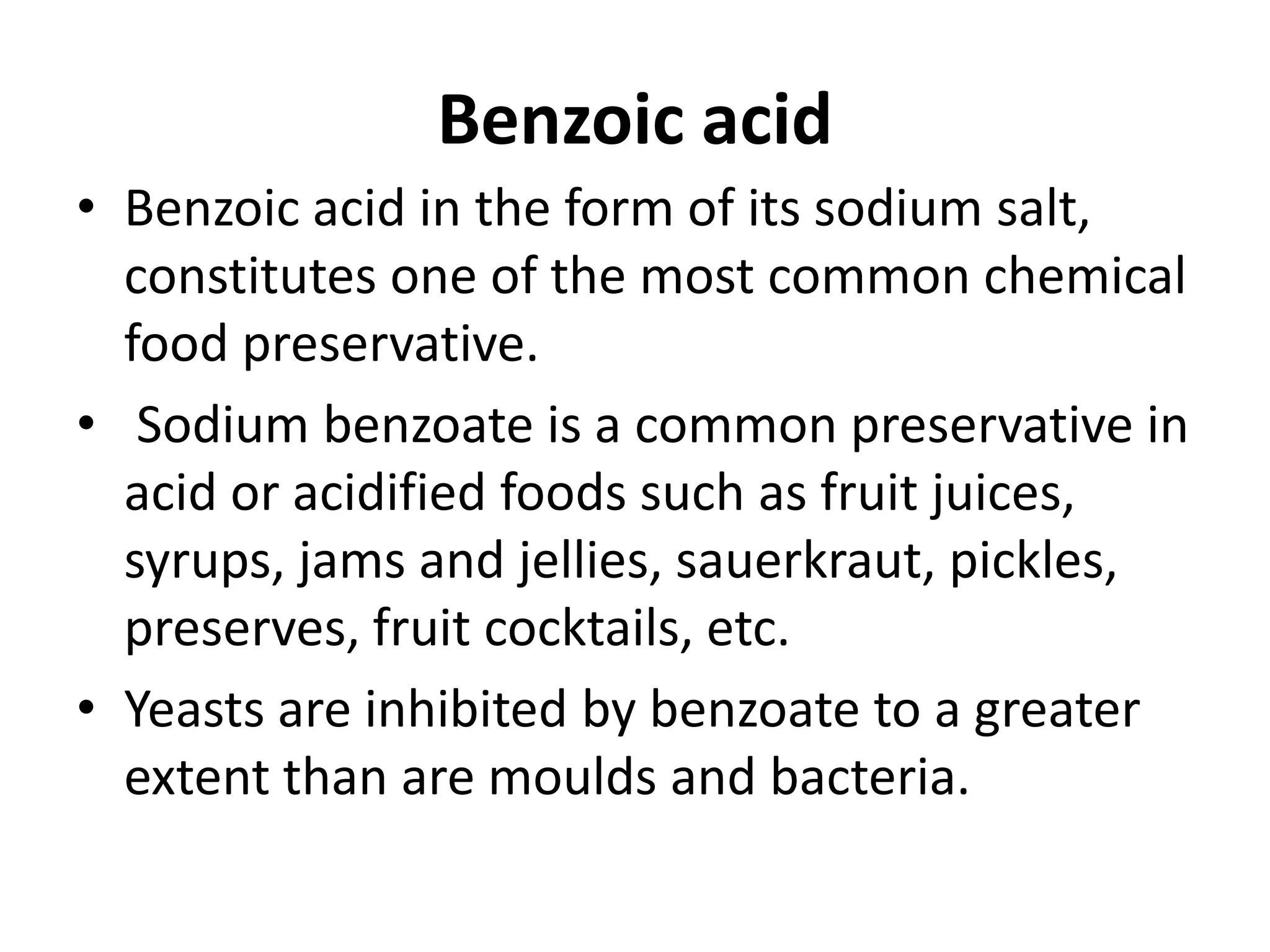 Lecture 5 chemical preservation of food | PDF