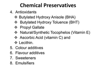 Lecture 5 chemical preservation of food | PDF