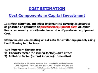 Lecture # 5 cost estimation i | PDF