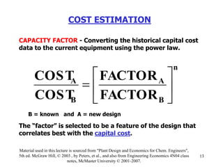 Lecture # 5 cost estimation i | PDF