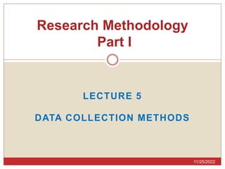 Data Collection Methods | PPTX
