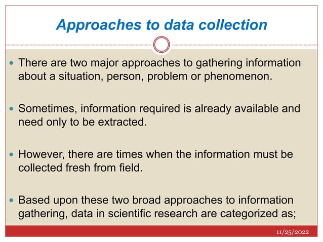 Data Collection Methods | PPT