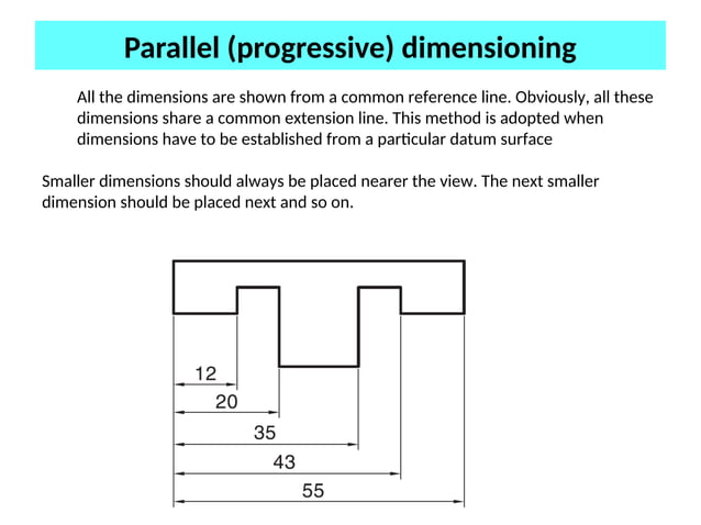Lecture 5 Dimensioning for engineering drawing | PPT