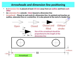 Lecture 5 Dimensioning for engineering drawing | PPT