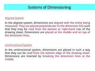 Lecture 5 Dimensioning for engineering drawing | PPT