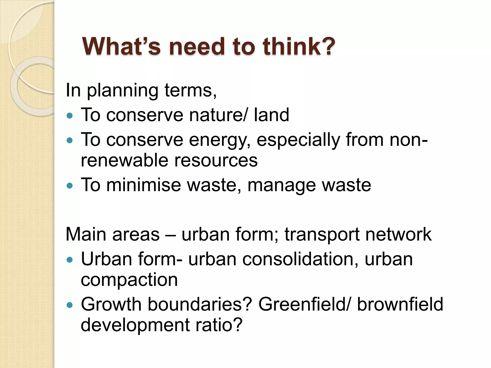 Urban Planning | PPT