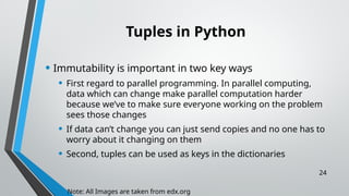 Lecture 5 (DS) - Strings, Lists and Tuples in Python.pptx