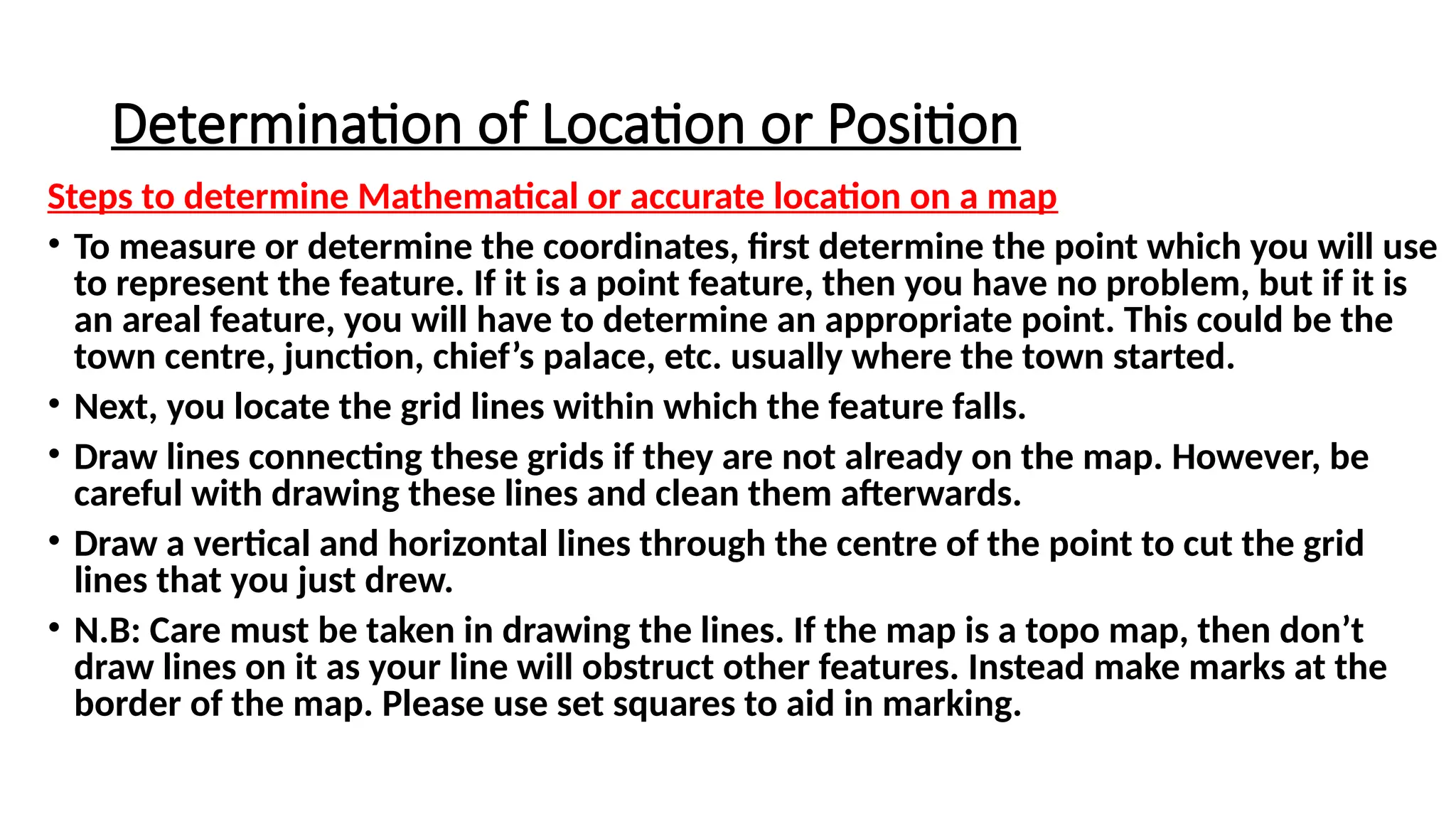 Lecture 5 Earths Coordinates And Measurement From A Mappptx