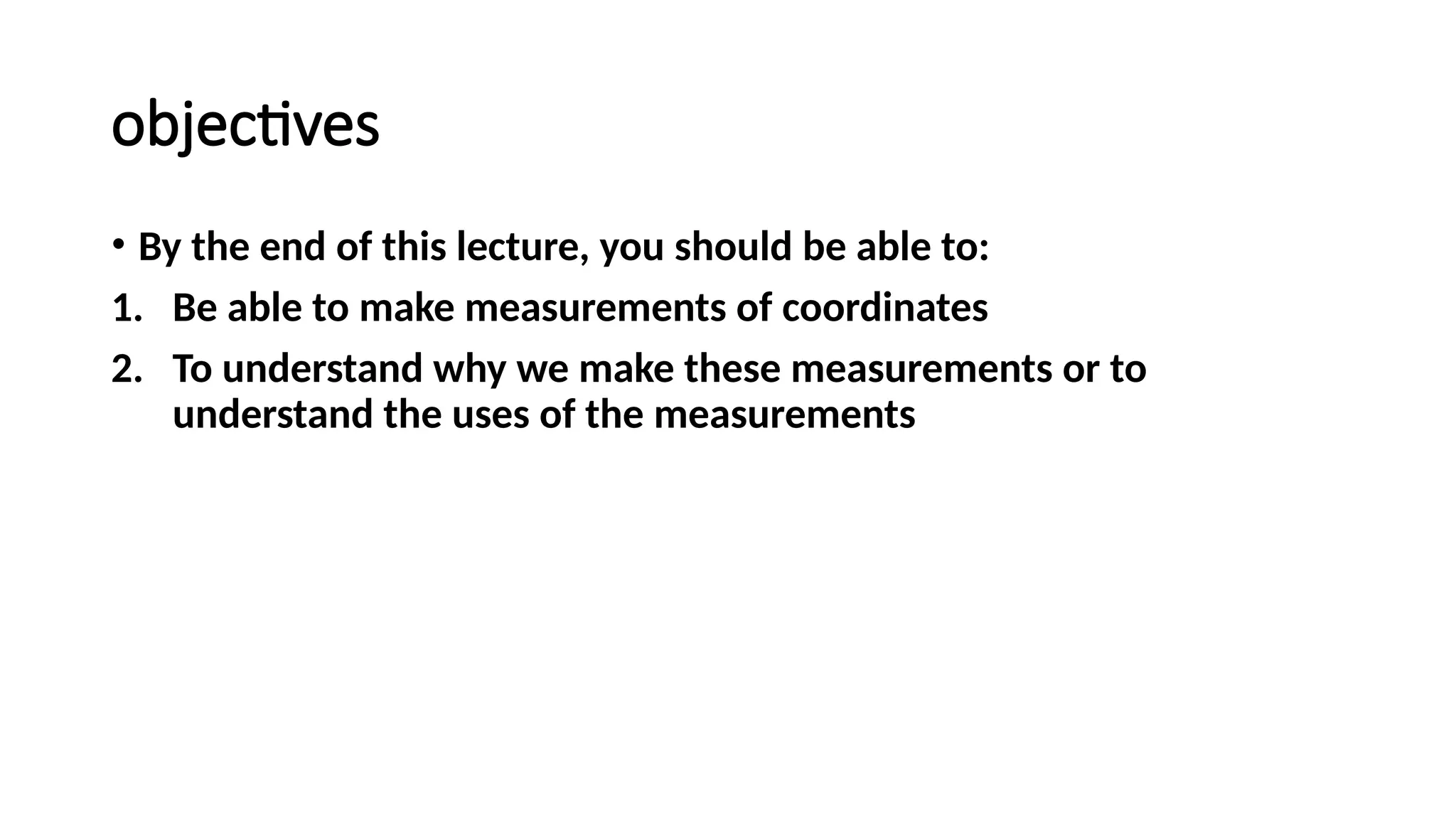 Lecture 5 Earths Coordinates And Measurement From A Mappptx