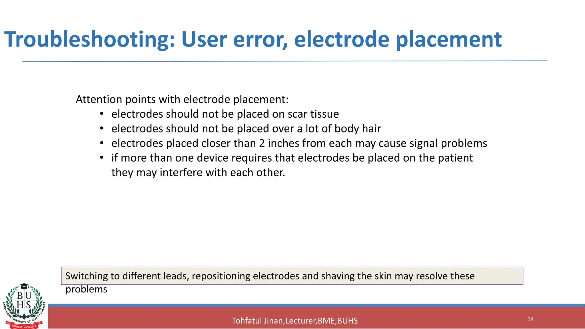 ECG Recorder description types operation use | PDF