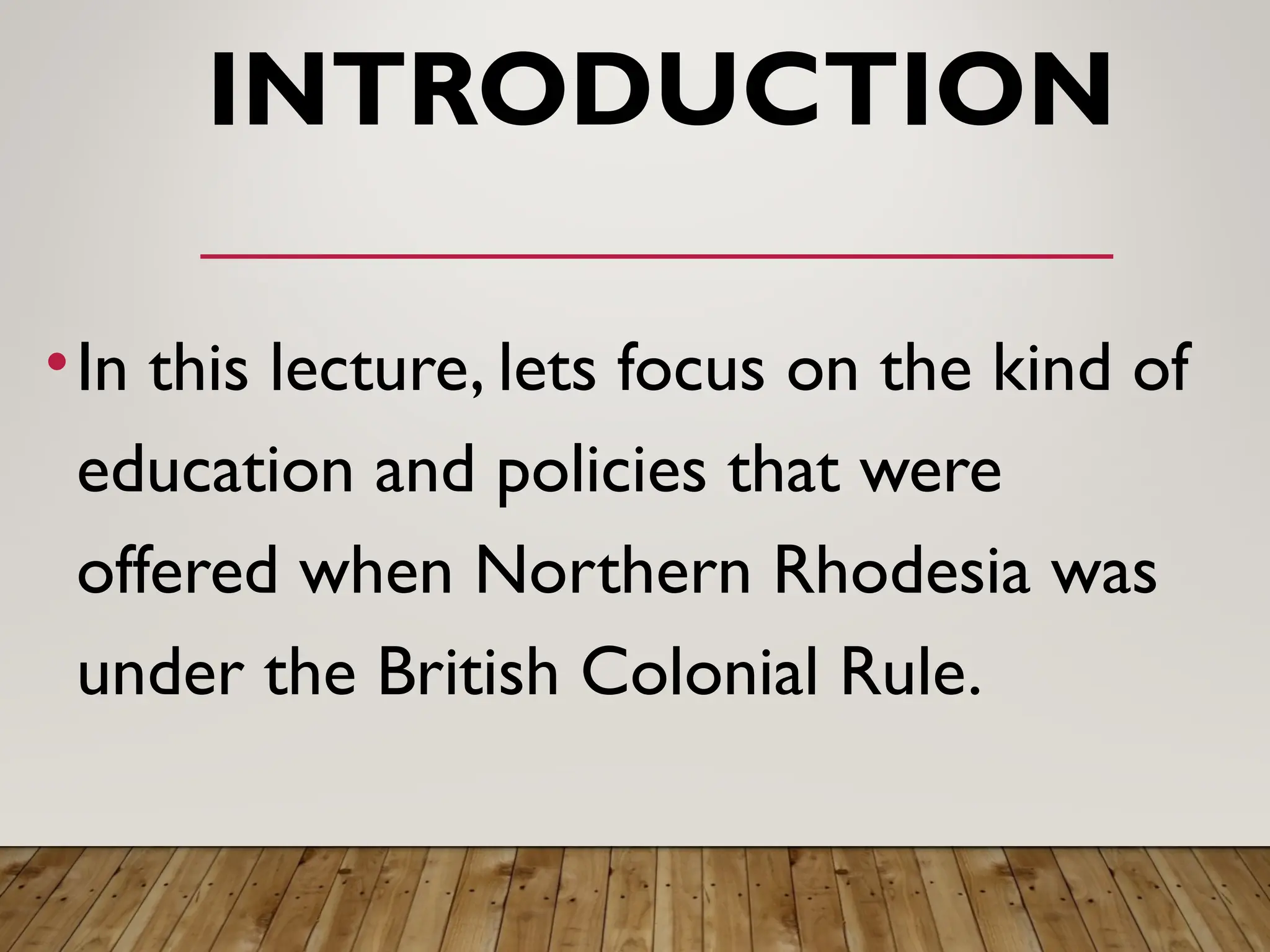 Lecture 5 EDU 1201 Education in the Colonial Period-1.ppt