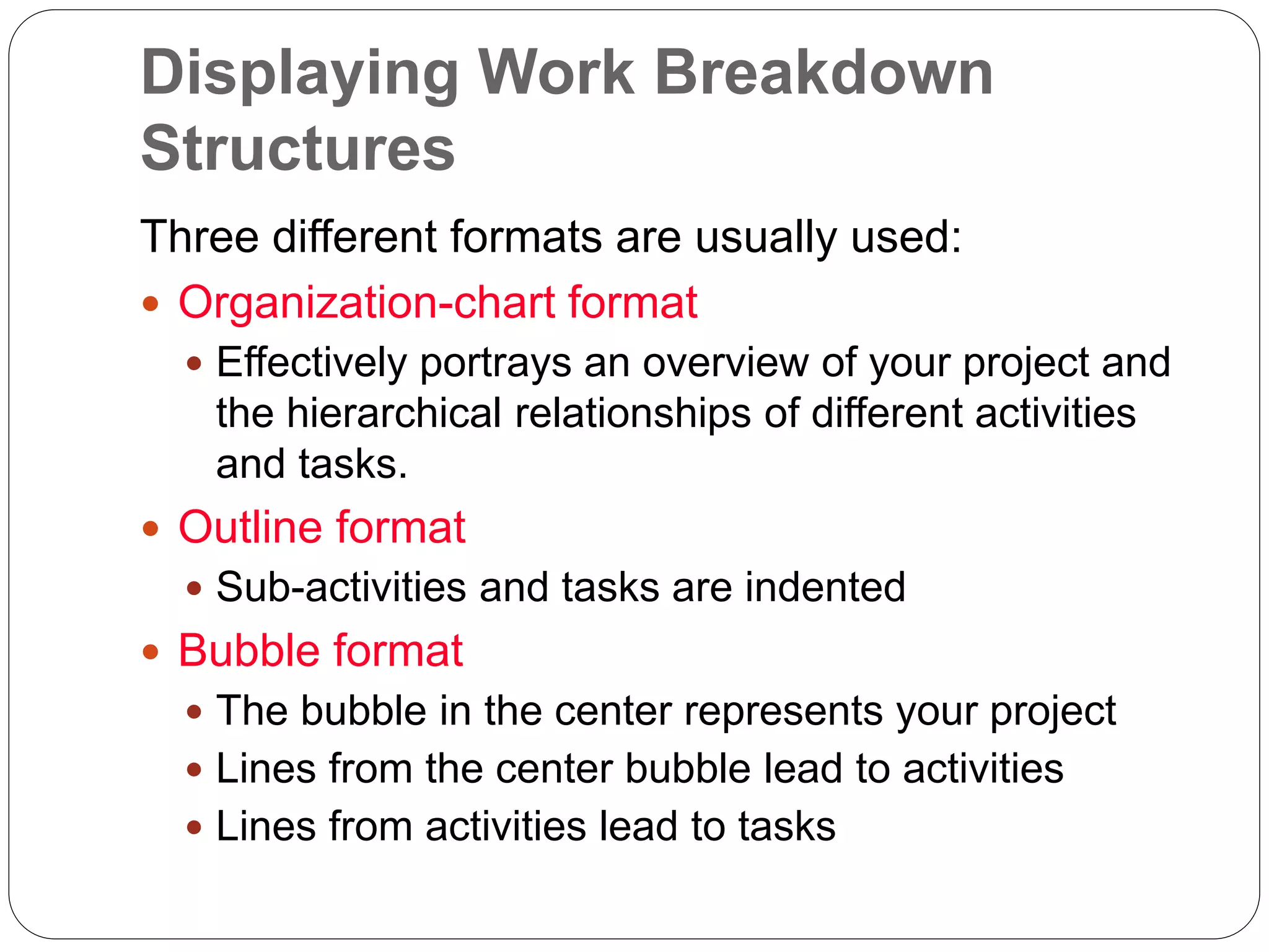 Engineering Economics|Work Breakdown Structure | PPTX