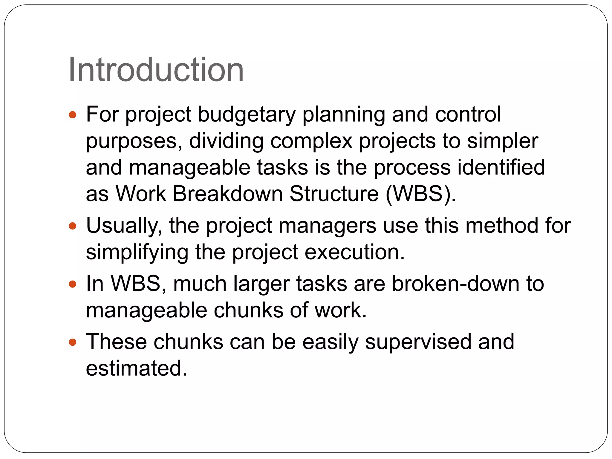 Engineering Economics|Work Breakdown Structure | PPTX