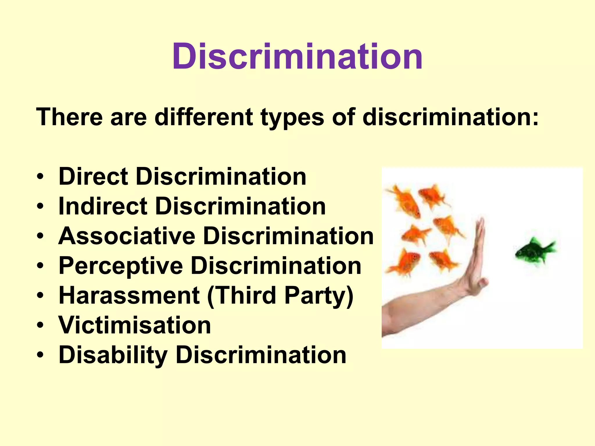 Lecture 5 equality and diversity the equality act 2010 | PPTX