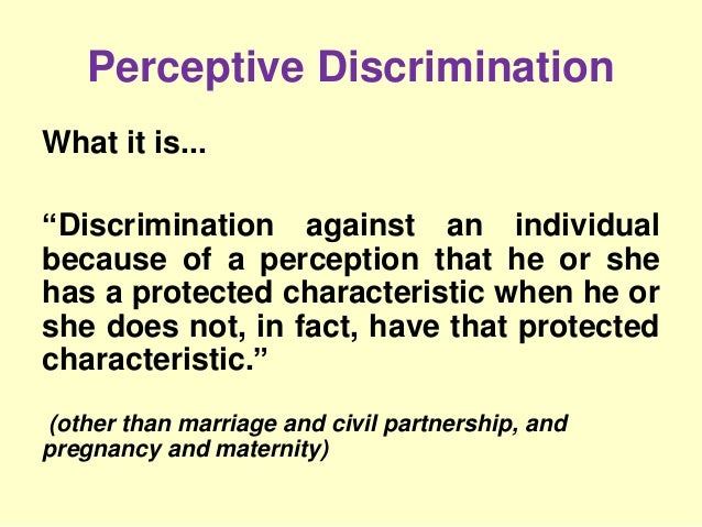 Lecture 5 equality and diversity the equality act 2010