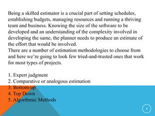 Lecture 5 Estimation techniques.ppt