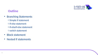 Lecture 5 Flow of Control (Branching Mechanism).pptx