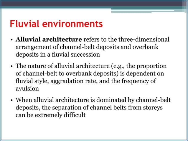 Fluvial | PPTX | Geography | Science