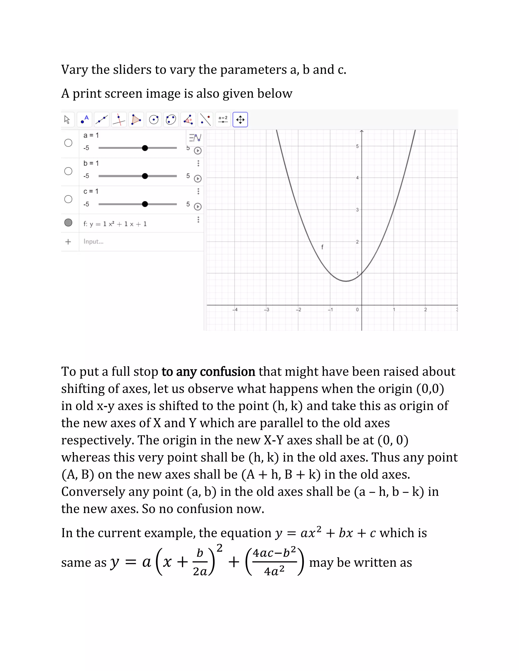 Lecture 5.1.5 graphs of quadratic equations | PDF