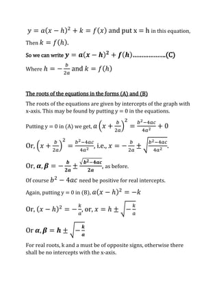 Lecture 5.1.5 graphs of quadratic equations | PDF