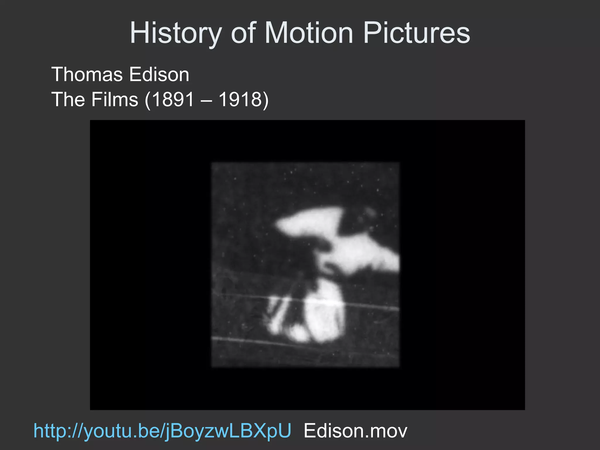 EMC 3000 Lecture 5 Silent Film History | PPT