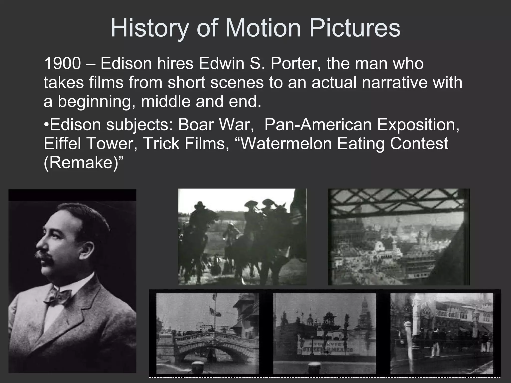 EMC 3000 Lecture 5 Silent Film History | PPT