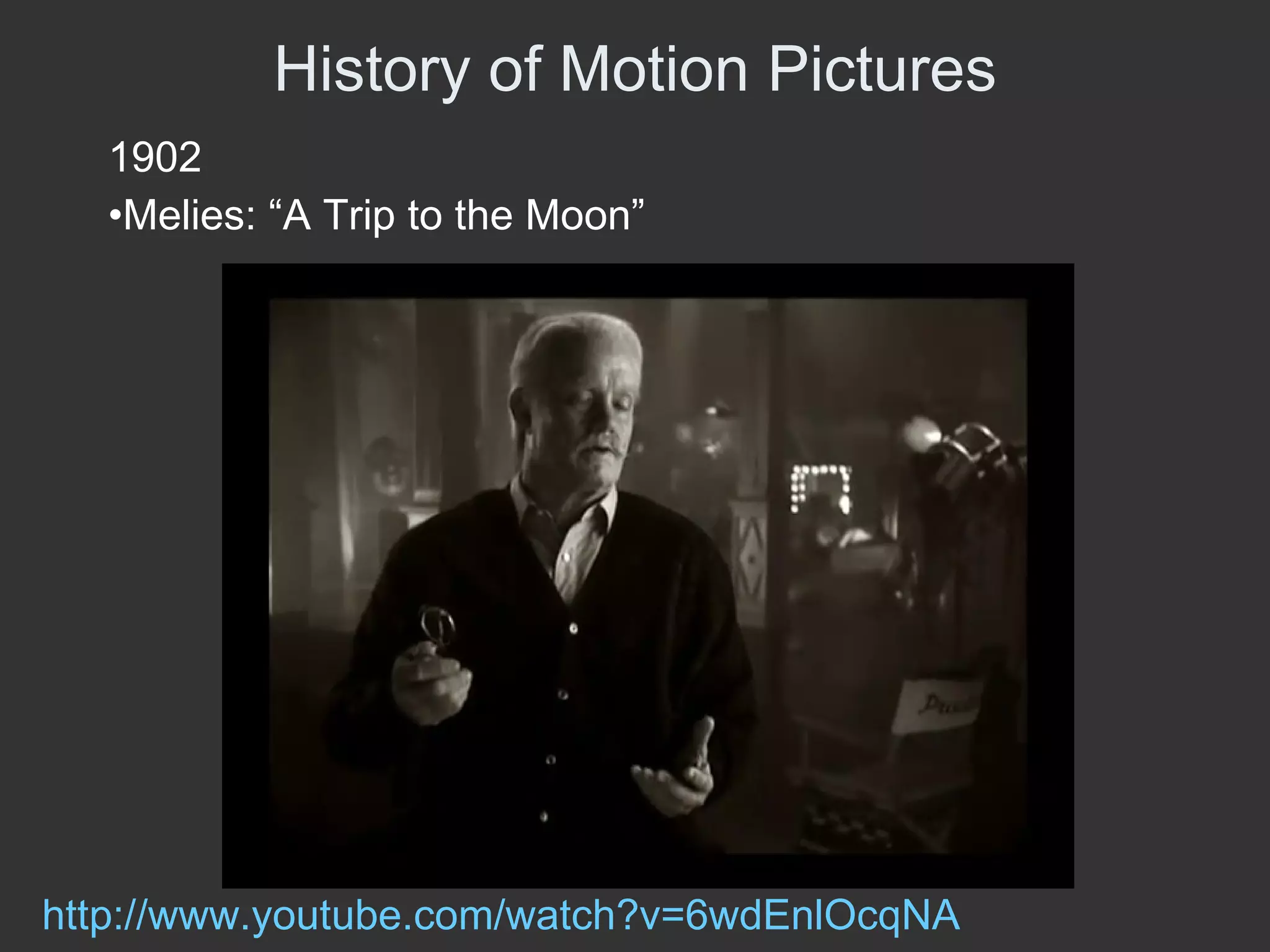 EMC 3000 Lecture 5 Silent Film History | PPT