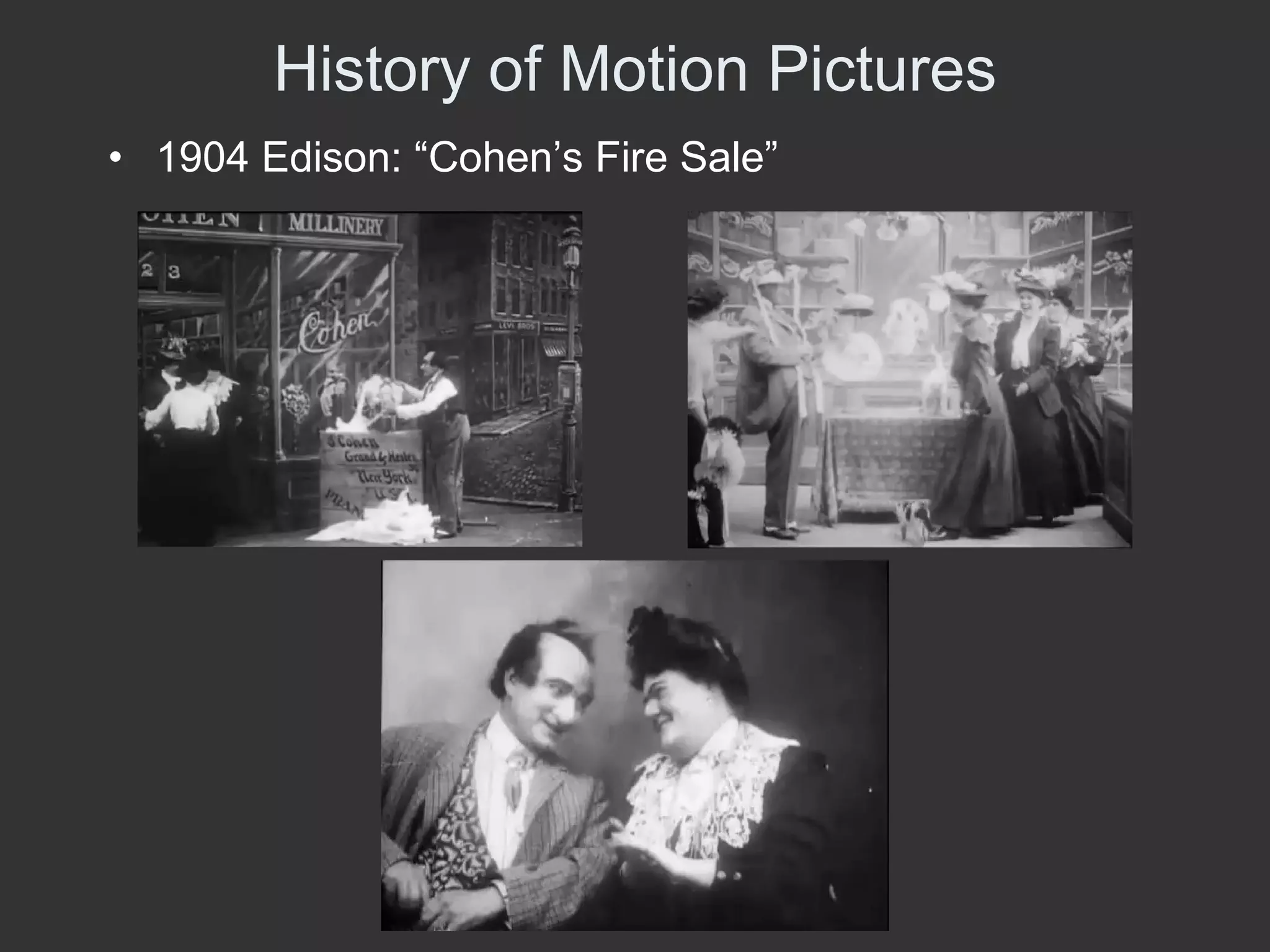 EMC 3000 Lecture 5 Silent Film History | PPT