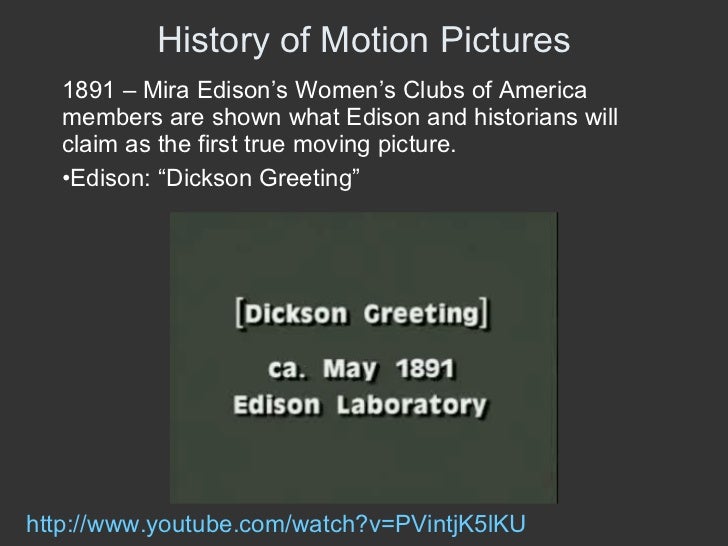 EMC 3000 Lecture 5 Film History