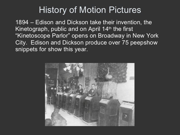 EMC 3000 Lecture 5 Film History