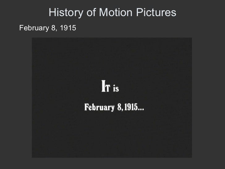 EMC 3000 Lecture 5 Film History