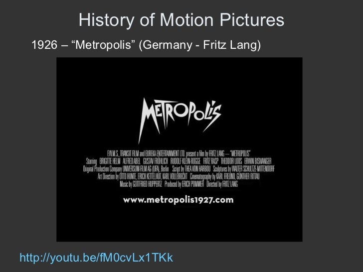 EMC 3000 Lecture 5 Film History