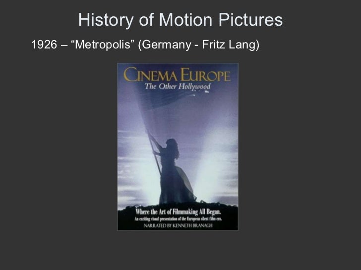 EMC 3000 Lecture 5 Film History