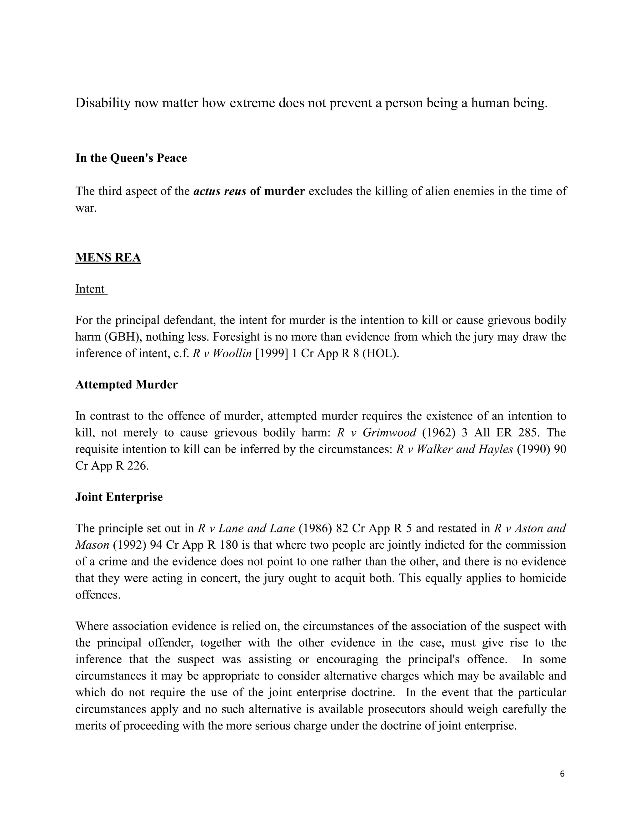 Lecture 5 homicide | PDF