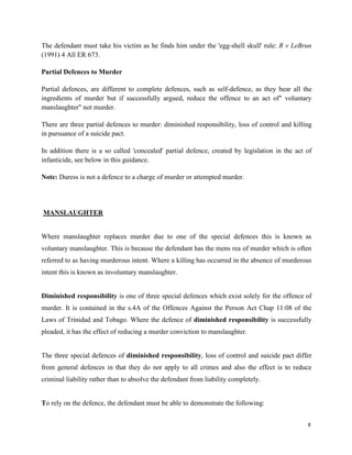 Lecture 5 homicide | PDF