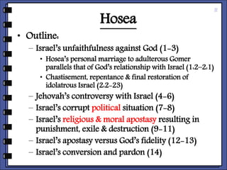 Lecture 5; Hosea_A Prophet’s Dilemma | PPTX