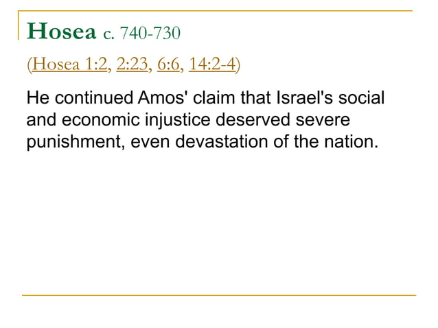 Lecture 5; Hosea_A Prophet’s Dilemma | PPTX | Christianity | Religion ...