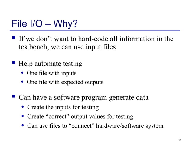 Verilog Lecture5 hust 2014 | PPT