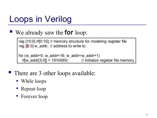 Verilog Lecture5 hust 2014 Verilog Lecture5 hust 2014