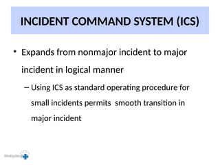 LECTURE 5 INCIDENT COMMAND SYSTEM FOR EMS STUDENTS | PPTX