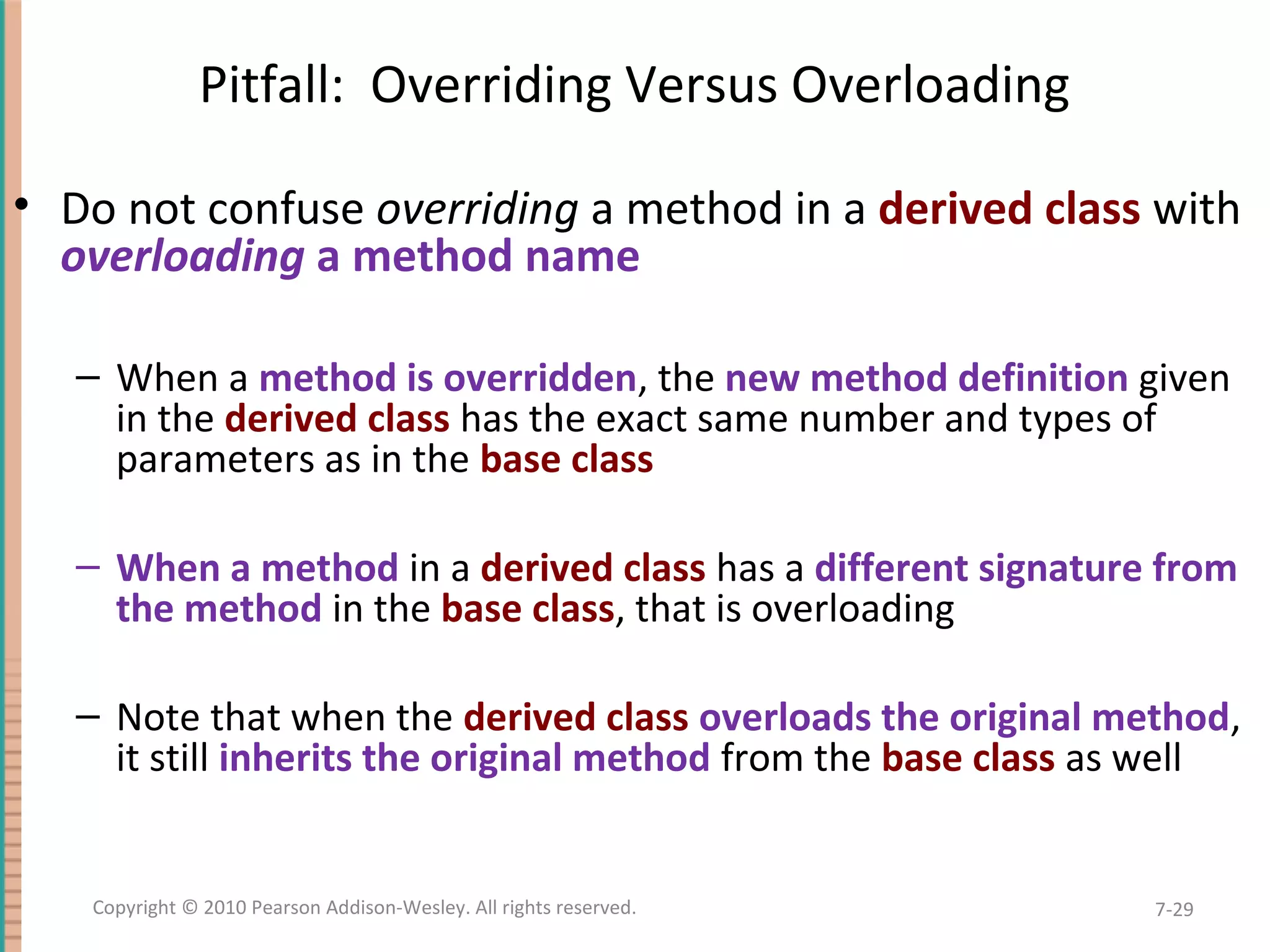Lecture 5 inheritance | PPT